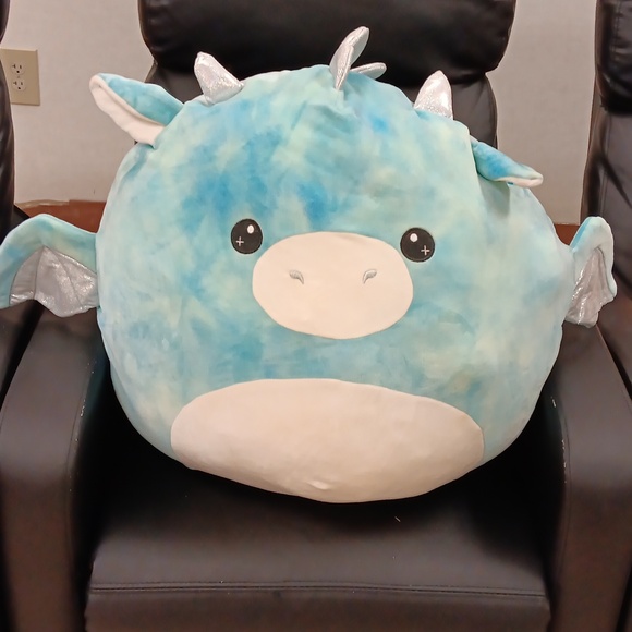 Squishmallows | Toys | Extra Large Dragon Blue Tie Dye Squishamallow ...